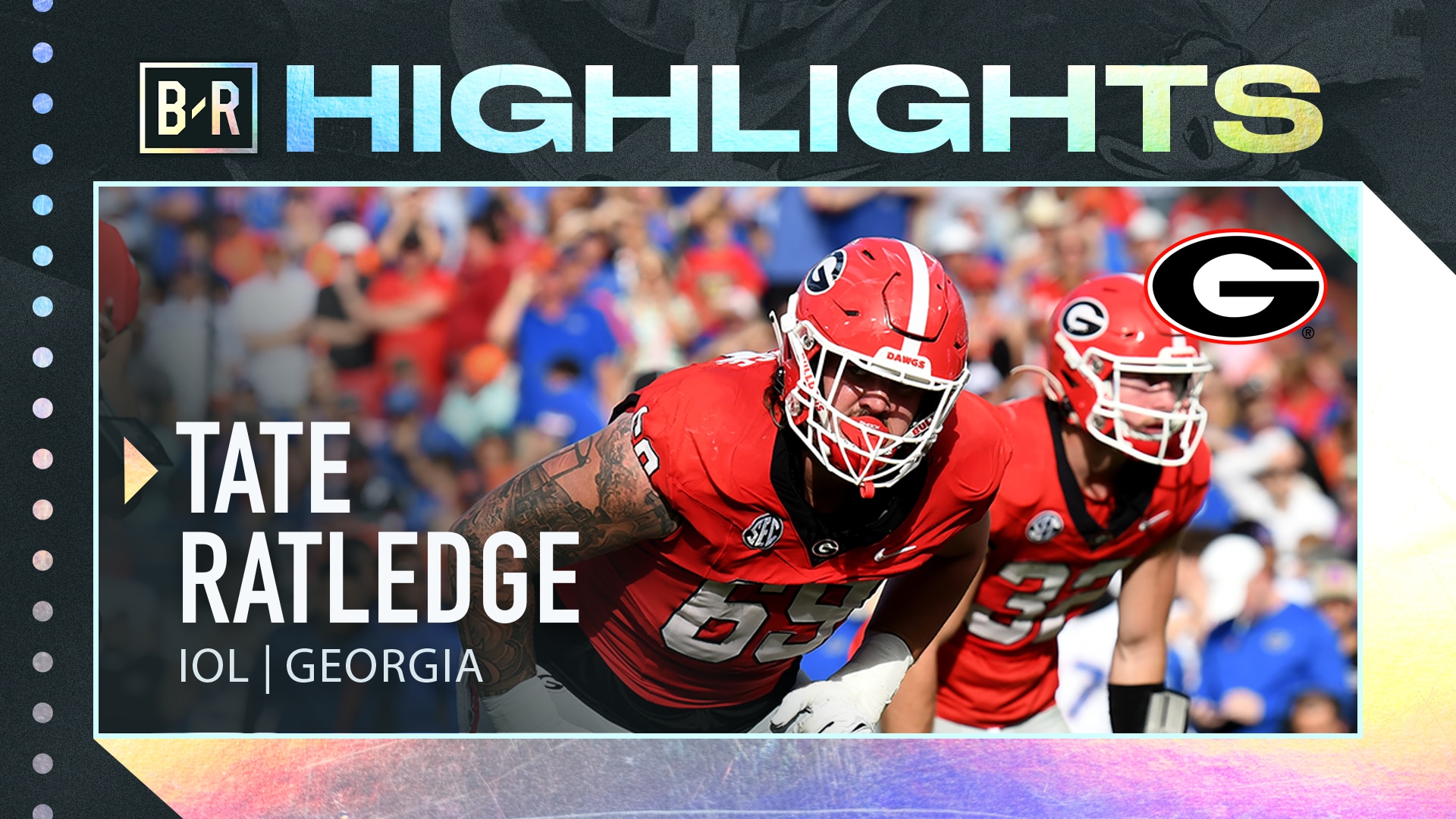 Tate Ratledge NFL Draft 2025 Scouting Report for Detroit Lions IOL